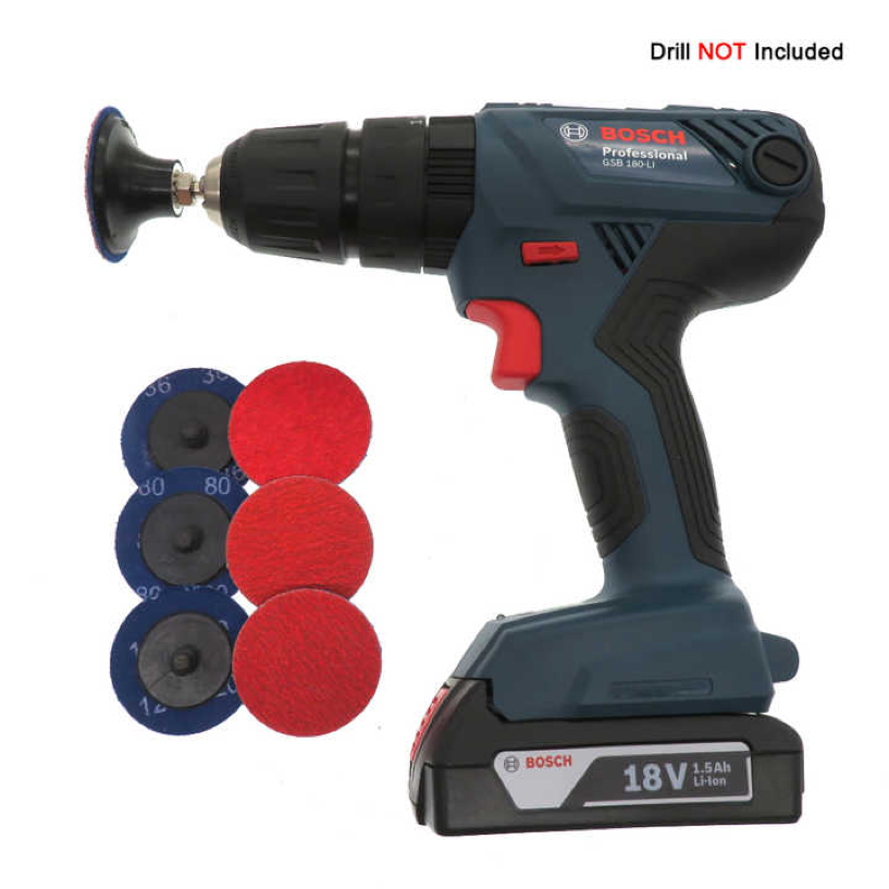 50mm Quick Change Roll Lock Disc P60 – POR-15 New Zealand